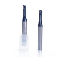 China Customized 3 Teeth End Mill Carbide Cutter Hard Material Processing With Composite Coating for sale