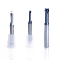 China Customized 3 Teeth End Mill Carbide Cutter Hard Material Processing With Composite Coating for sale