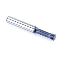 China Customized 3 Teeth End Mill Carbide Cutter Hard Material Processing With Composite Coating for sale
