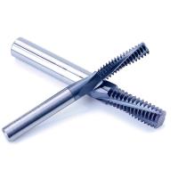China Multiple Teeth Precision Thread Milling 12mm End Mill Cutter With Composite Coating for sale