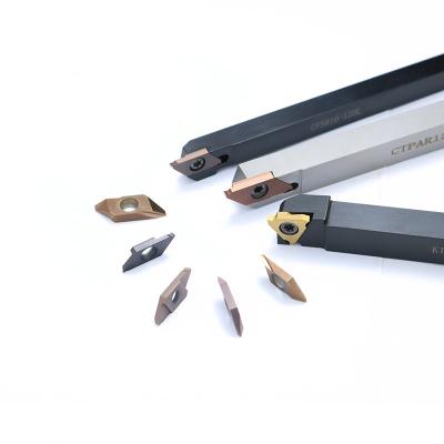 China TKF16 Carbide Inserts for CNC Parting-off and External Grooving with Replaceable and Indexable Bits for sale
