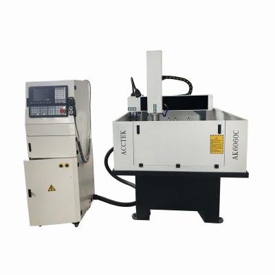 China Metal mold cnc making machine cnc router steel aluminum cnc cutting machine atc AK6060C for sale