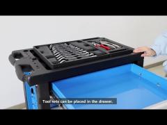 Cassetta degli attrezzi ergonomica di premio di magazzinaggio del garage di 7 cassetti