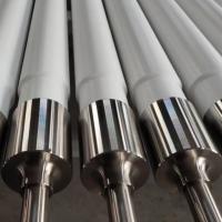 China Fused Silica Ceramic Roller for Glass Tempering Furnace - 1.98 g/cm³ Density, ≤0.10 mm Radial Tolerance for sale