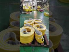 PU open timing belt Rubber timing belt zuur- en alkalibestendige timing belt