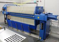 China Vacuum Absorbing Automatic Chamber Filter Press 750L Vertical Filtration Equipment for sale