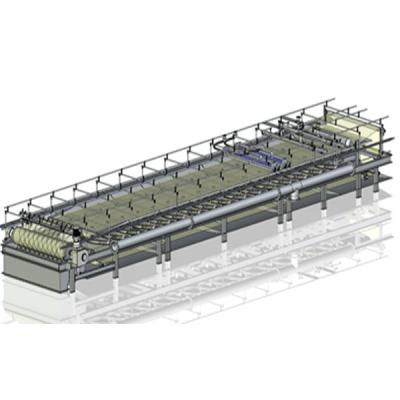 China 10m2 Schlammfiltrationsmaschine Filterpresse Entwässerung Vakuumsaugen zu verkaufen