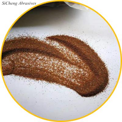 China Natural garnet 30/60 20/40mesh Abrasives 80mesh garnet sand for sale