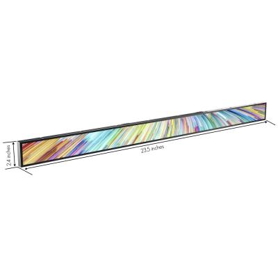 China Helf Led Stretched Bar LCD Display Video Signage 35 inch Te koop