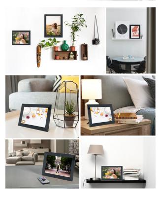 Cina Frameo Wifi 32 pollici fotogramma digitale IPS touch screen in vendita