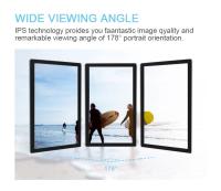 China Acrylic Frame Wall Mounted Digital Signage LCD Screen 24 Inch for sale
