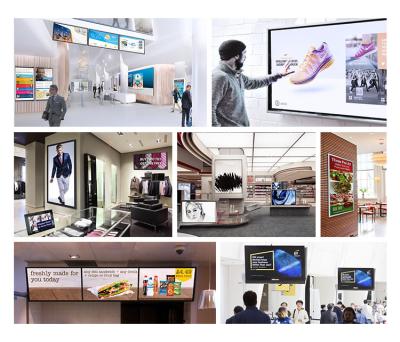 Cina schermo LCD a telaio acrilico montato a parete in vendita