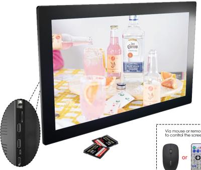 Cina 1080p Smart Wall Mounted Digital Signage con linguaggio multi OSD in vendita