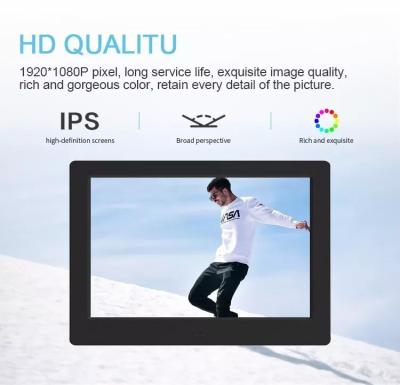China Acrylisch elektronisch digitaal fotoraam Muur gemonteerd Autoplay voor foto's 10 inch Te koop