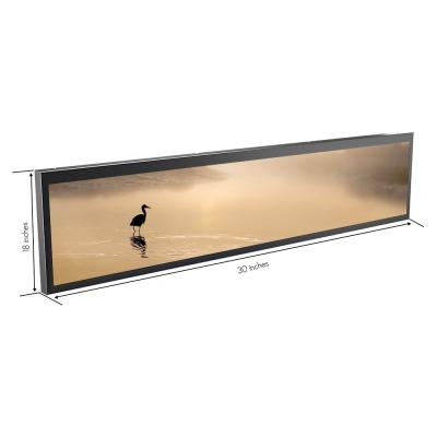 Cina 24 pollici 1920x540 Display LCD digitale a barra allungata per pubblicità in metallo in vendita