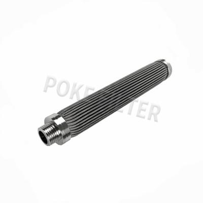 China 316L roestvrij staal Geplooid de Filterelement 40inch van de Polymeerkaars Te koop