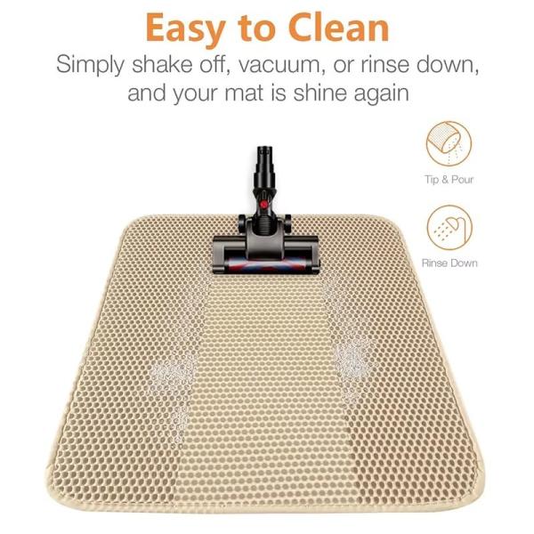 Quality Double-Layer Cat Litter Trapper - No More Sweeping! for sale