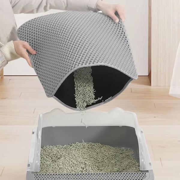 Quality Double-Layer Cat Litter Trapper - No More Sweeping! for sale