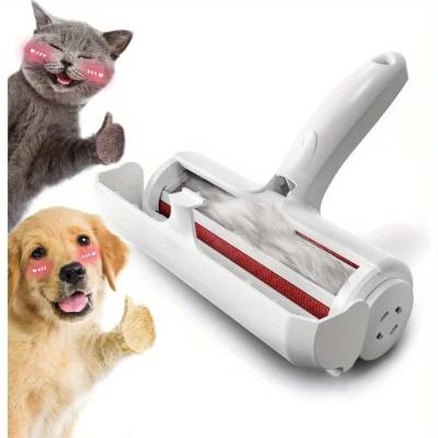 China Reusable Pet Hair Remover Roller with Self-Cleaning Base - Eco-Friendly Fur Removal Tool for sale