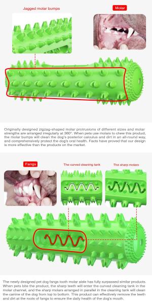 Quality Eco-Friendly TPR Dog Chew Toy with Sound – Teeth Cleaning and Treat Dispensing for sale