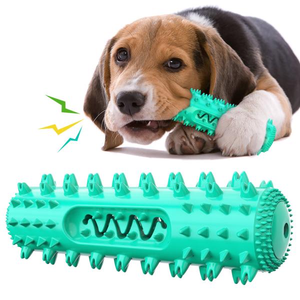 Quality Multifunctional Squeaky Dog Chew Toy – TPR Dental Stick with Sound and Treat for sale