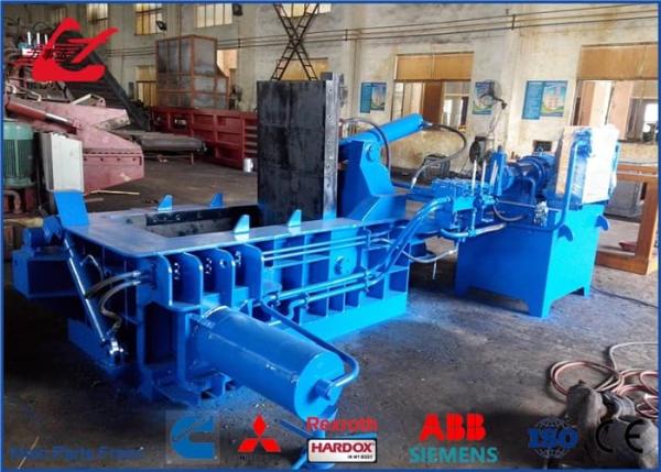 Quality 18.5kW Scrap Baler Machine Small Scrap Processing Machine For Recycling Plants for sale