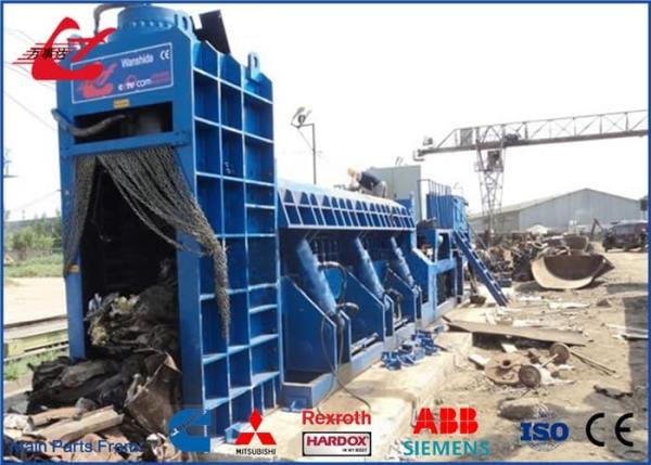 Quality Heavy Duty Baler Shear 74kW Recycling ISO9001 Scrap Baling Press Machine for sale