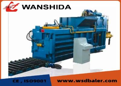 Cina 1300mm 30KW Baler orizzontale per rifiuti Auto Baler per cartone e carta in vendita