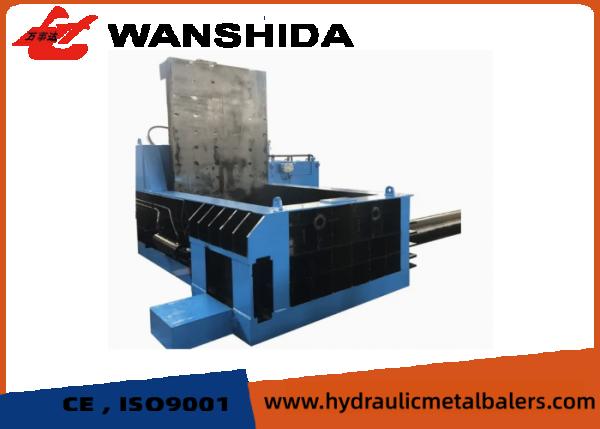 Quality 2500kN Hydraulic Scrap Shear Metal Baling Press Machine 60kW Scrap Processing for sale