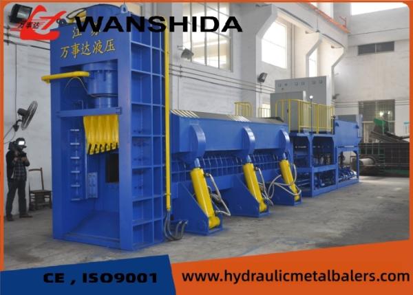 Quality 4000KN Scrap Metal Baler Shear Scrap Steel Recycling 74KW Hydraulic Metal Baler for sale