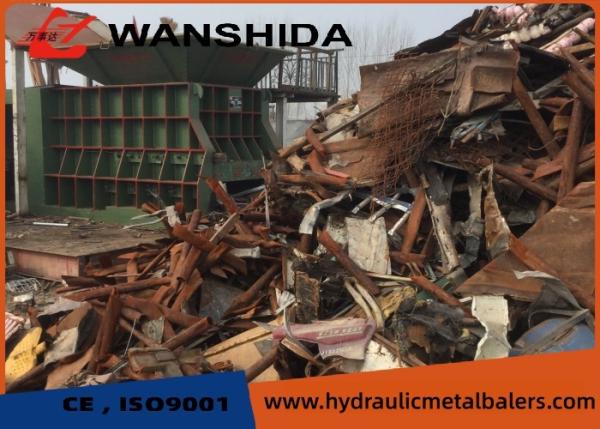 Quality 400 Ton Horizontal Scrap Shear High Efficiency Automatic For Container Metal for sale