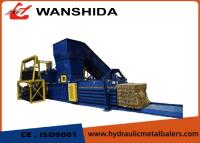 China Fully Automatic Horizontal Baler with Auto Strapping CE Compliant 400V for sale
