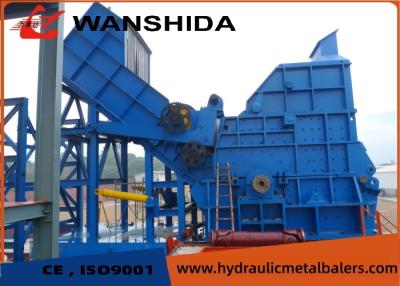 China 450kw Heavy Duty  Line Steel Iron Waste Industrial Metal Shredder 1200mm for sale