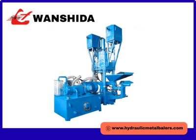 China 4000 kN Scrap Metal Briquetting Press with Ø140 × 300 mm Briquette Size and 800–1200 kg/h Capacity for Cast Iron Chip Recycling for sale