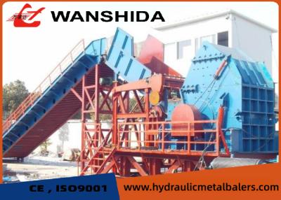 China High-Capacity 1200HP Scrap Metal Shredding Line with PLC Control and 25-30t/h Output for sale