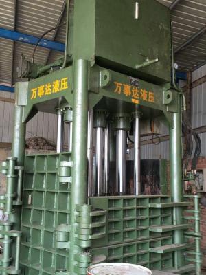 China 400 Ton Scrap Metal Briquetting Press with 4000kN Nominal Pressure, Ø140×300mm High-Density Briquettes and 260MPa Forming Pressure for Heavy Cast Iron Recycling Systems for sale