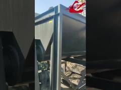 Hydraulic Scrap Briquetting Press in Action on client side