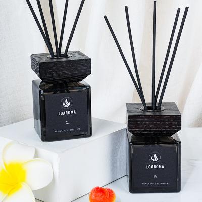 China House Custom Fragrant Packaging Box Wood Stick Diffuser Glass Bottle Reed Diffuser With Gift Box for sale