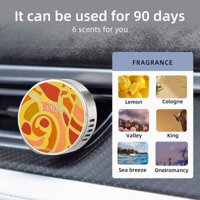 China Zinc Alloy Car Perfume Air Fresheners Creative Decoration Car Aromatherapy for sale
