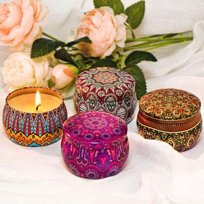 China Geschenkdoos Set 1kg / 1set Handgemaakte soja kaarsen voor huisversiering Te koop