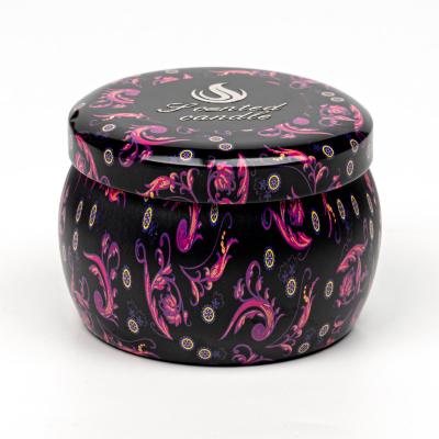 China Home Decoration Aromatic Candle Tin Scented Candle Private Label Scented Candles for sale