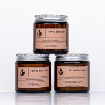 China Home Decoratie Aromatherapie Geurige soja kaarsen in aangepaste potten met deksels Te koop