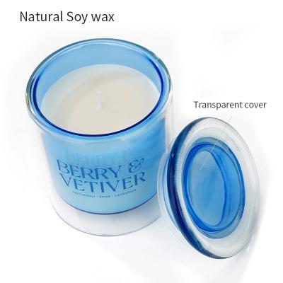 Cina Vaso di vetro candela profumata occasione del giorno dei pazzi di aprile candele a doppia parete trasparenti trasparenti di alto borosilicato in vendita