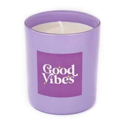 China Glaspot Geurende kaars voor bruiloft Gepersonaliseerd logo en Aromatherapie Private Label Te koop