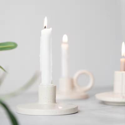 Cina Tavola da pranzo decorativa nordica porcellana candelabro ceramico in vendita