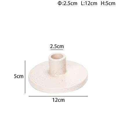 Cina Tavola da pranzo decorativa nordica porcellana candelabro ceramico in vendita