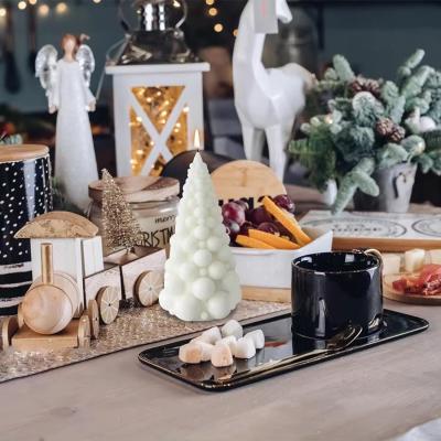 Cina Aromaterapia fai da te Candele di cera intonaco Artiglio Decorazione bolla Albero di Natale Forma di cervo di quercia Per la fabbricazione di candele in vendita