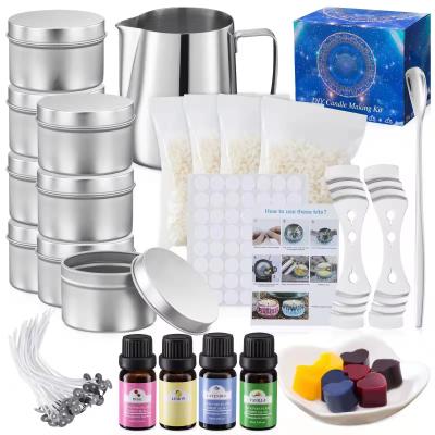 China Handgefertigte natürliche Party Geschenk Set Diy Kerze Herstellung Kit zu verkaufen