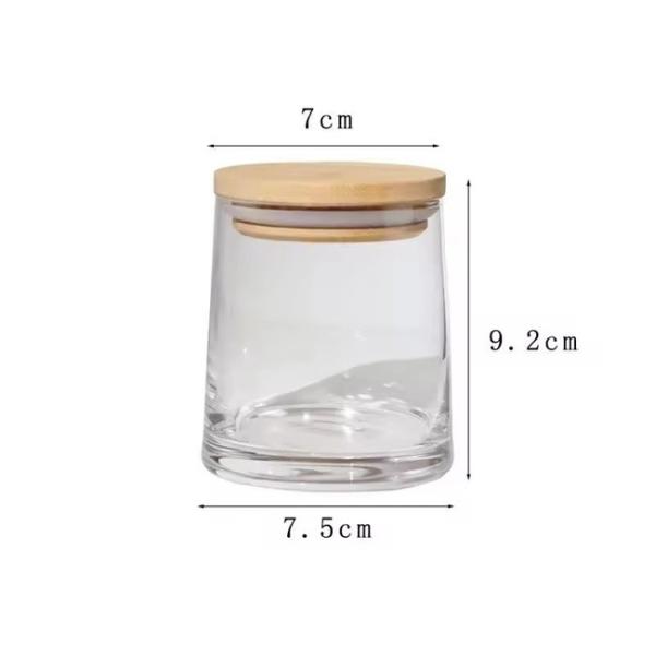 Quality Custom 10oz 300ml Colorful Glass Candle Cup Vessels Clear Glass Candle Jars for sale