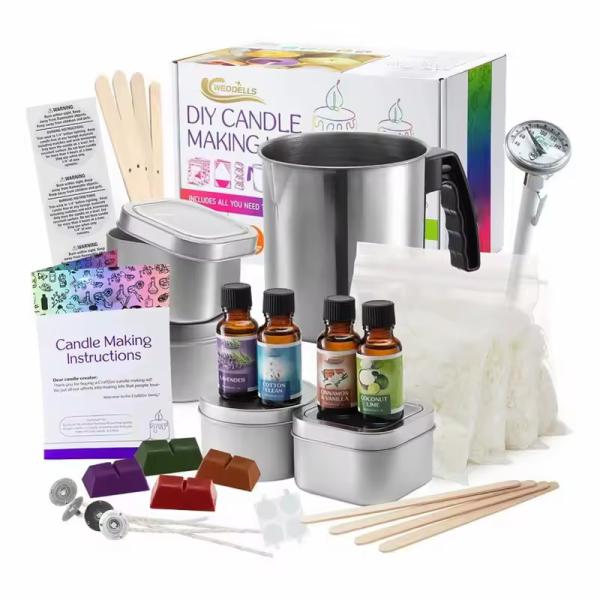 Quality Aromatherapy DIY Candle Making Kit Large Scented Soy Candles Full Beginners Set for sale